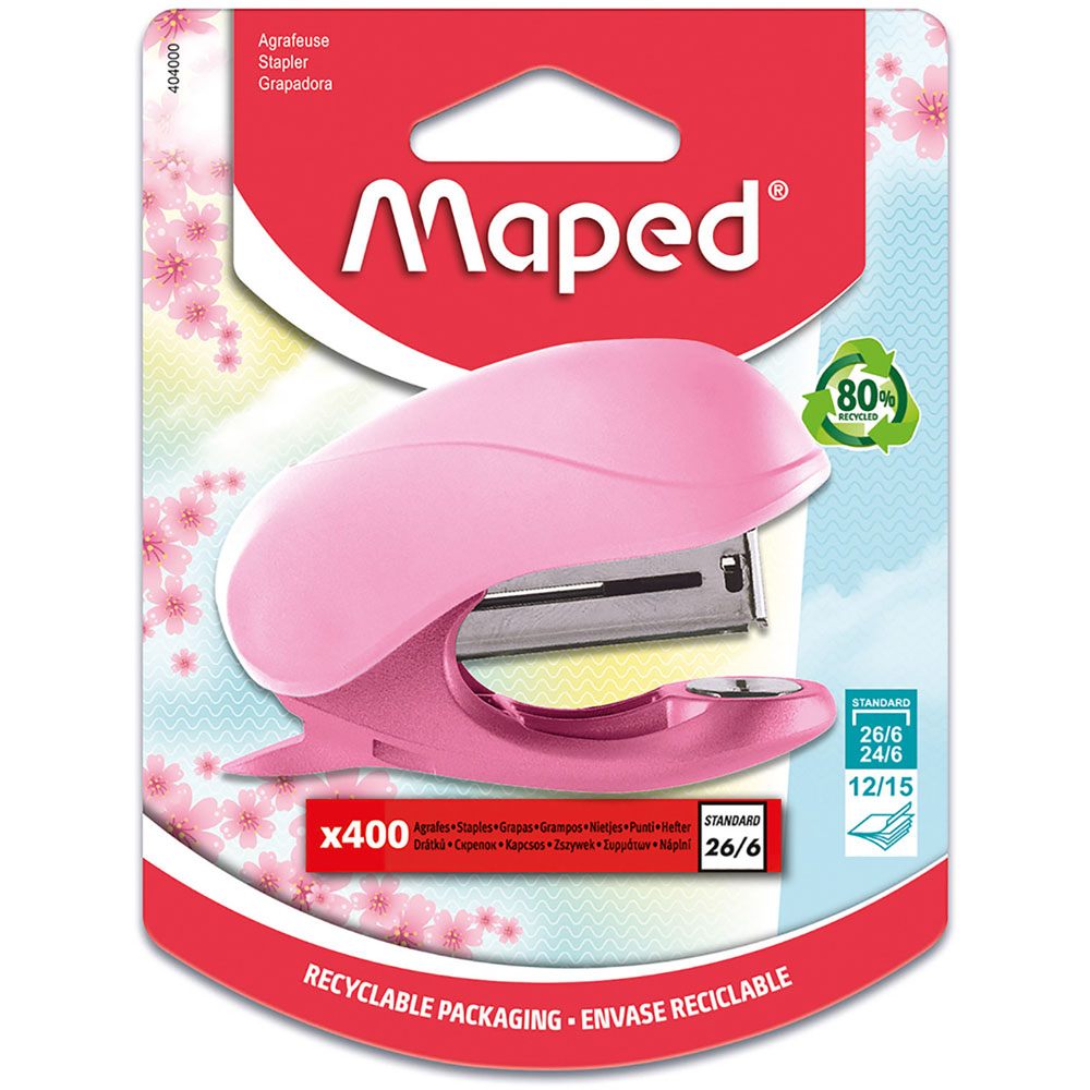 MINI ENGRAPADORA MAPED 404000 VIVO PASTEL | Papelería Lumen
