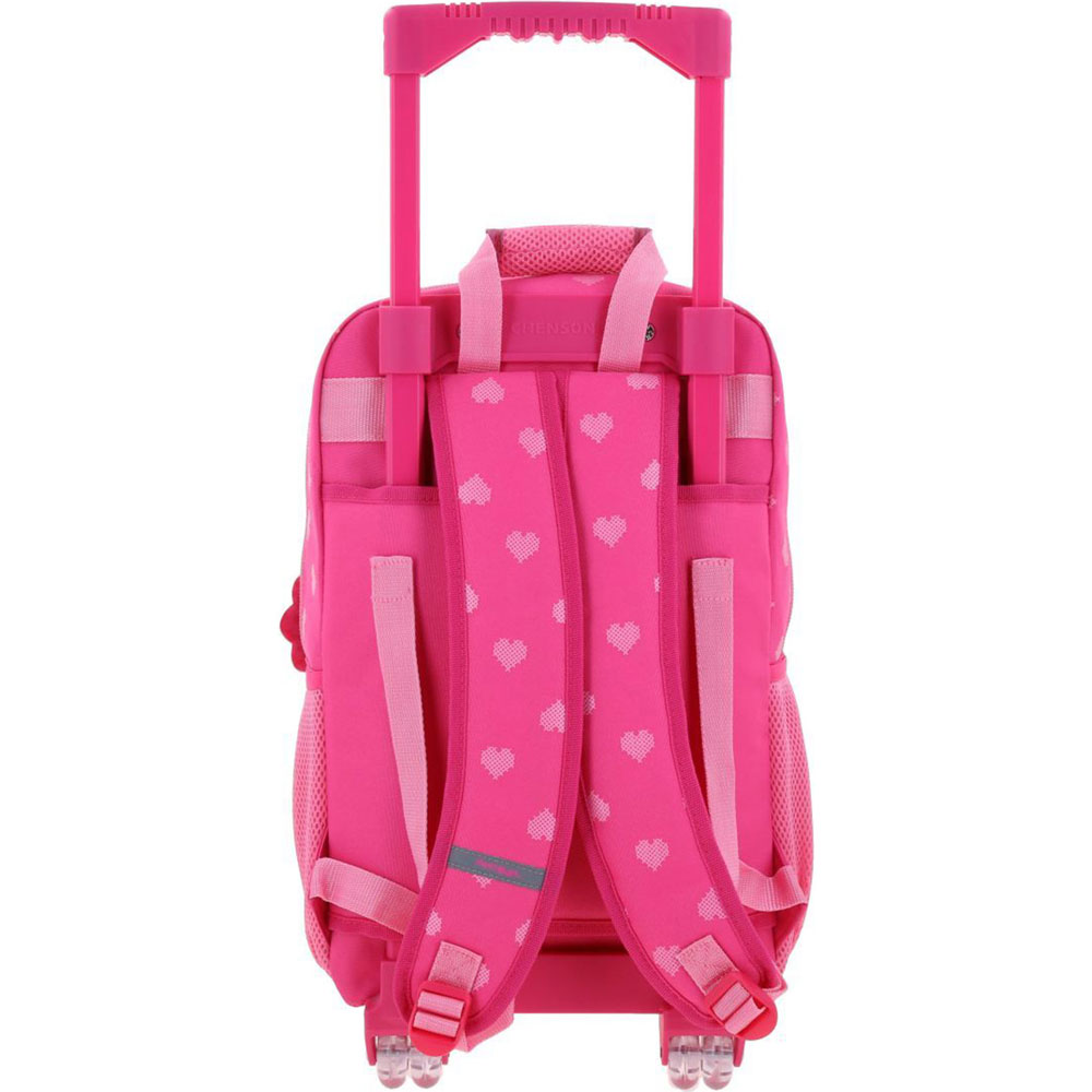 Mochila escolar Chenson Kit Happy Girl Flov con Ruedas rosa