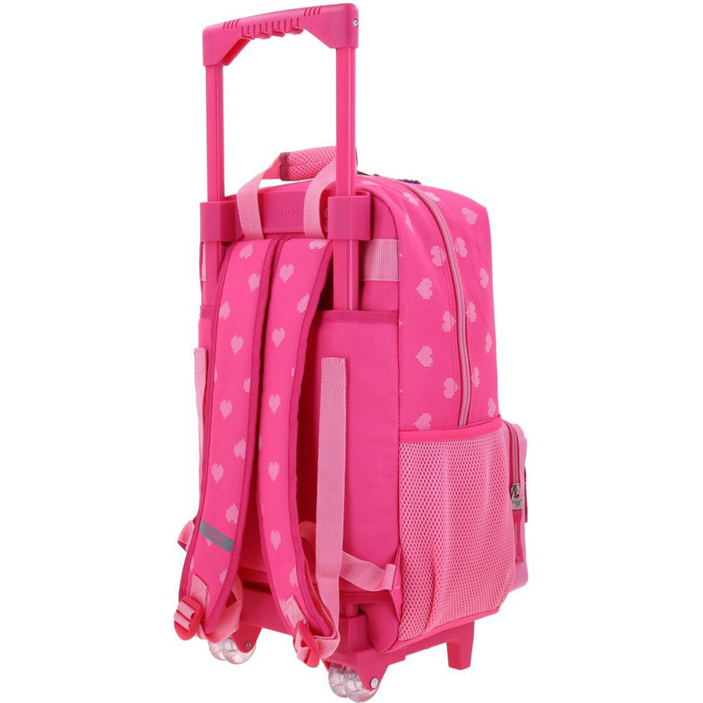 Mochila escolar Chenson Kit Happy Girl Flov con Ruedas rosa