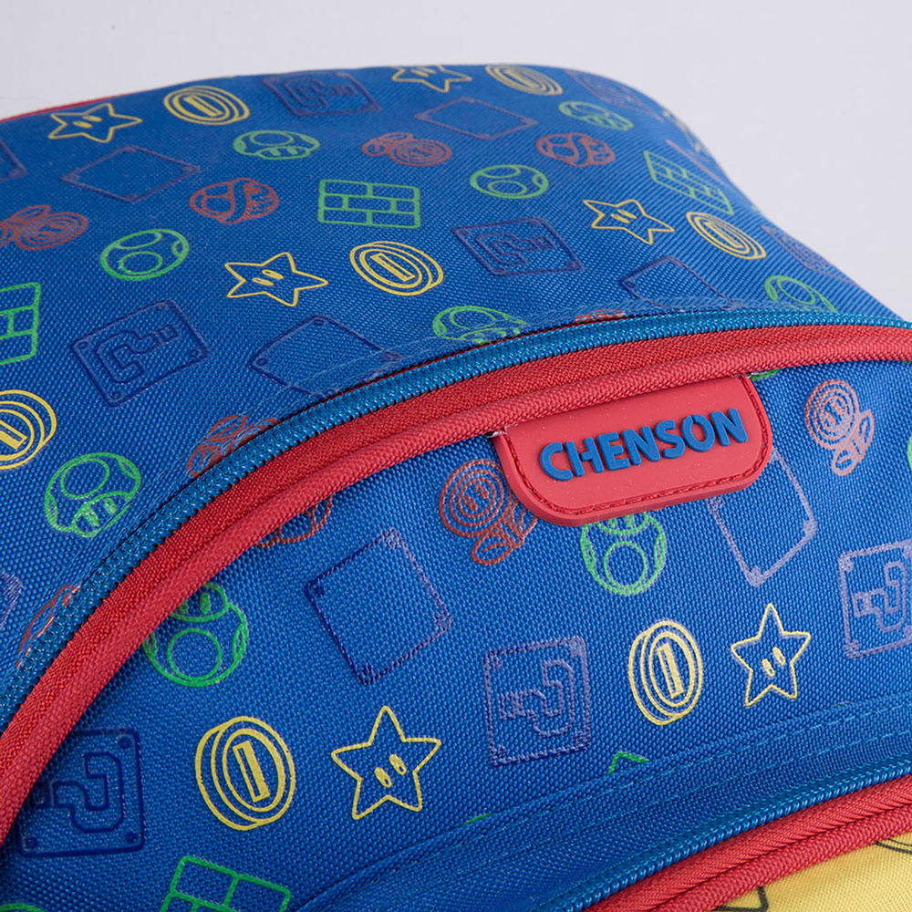 Mochila escolar Chenson Mario Bros azul | Lumen