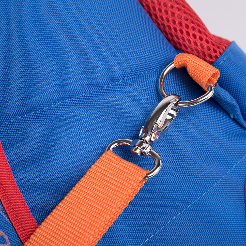 Mochila escolar con ruedas Chenson Mario Bros azul | Lumen