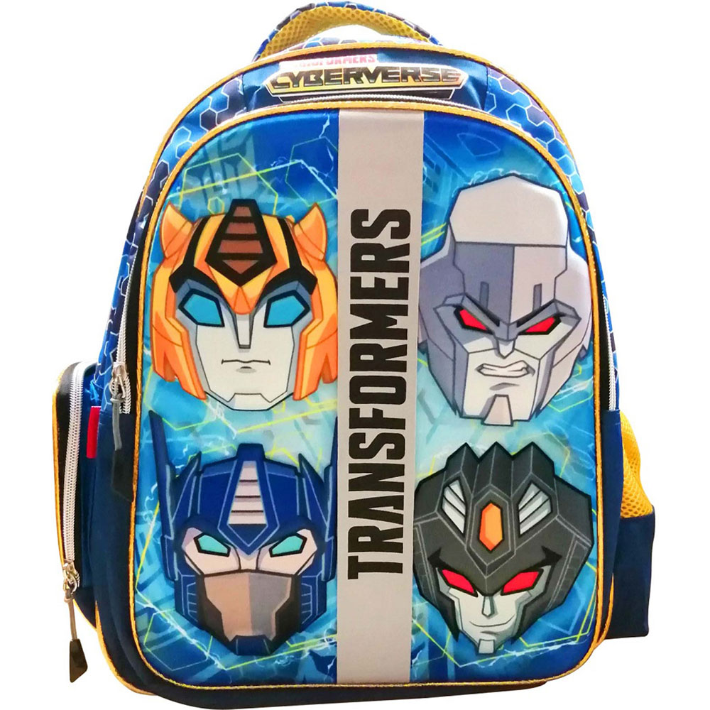 Mochila escolar Fotorama Transformers azul | Lumem