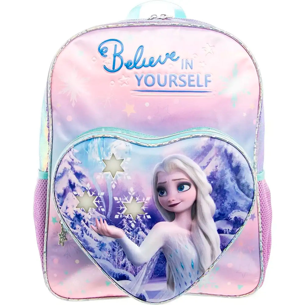 Mochila Escolar Frozen Ruz Aqua/Lila | Lumen