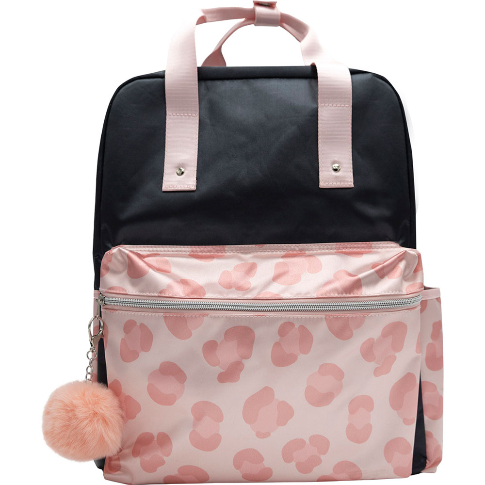 Mochila Escolar Norma Kiut Pink Animal Bp