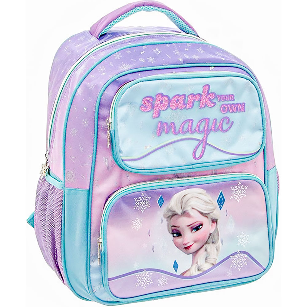 Mochila escolar Ruz Disney Frozen de aqua/morado/rosa | Papelería Lumen