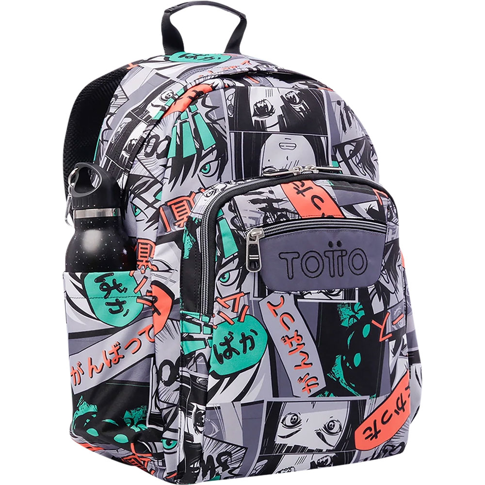 Mochila escolar Totto Acuarela 4YN multicolor