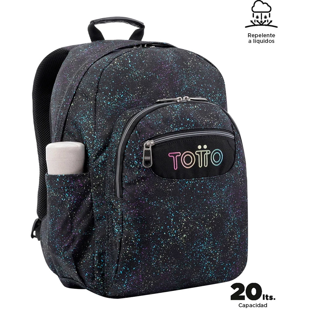 Mochila escolar Totto Acuarela 5C7 multicolor