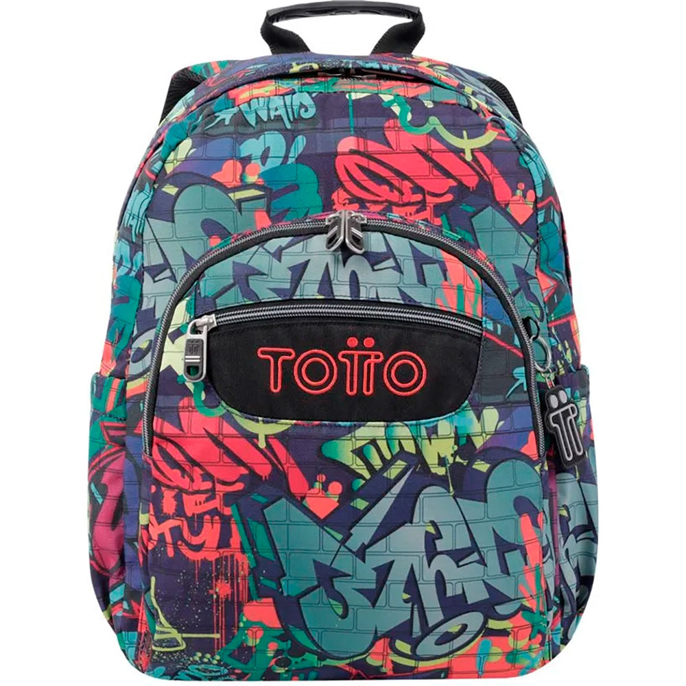 Mochila escolar Totto Acuarela 6JO multicolor | Papelería Lumen