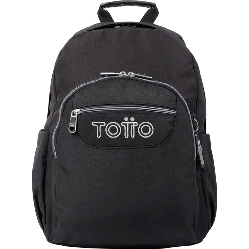 Mochila escolar Totto Acuarela N02 negro | Papelería Lumen
