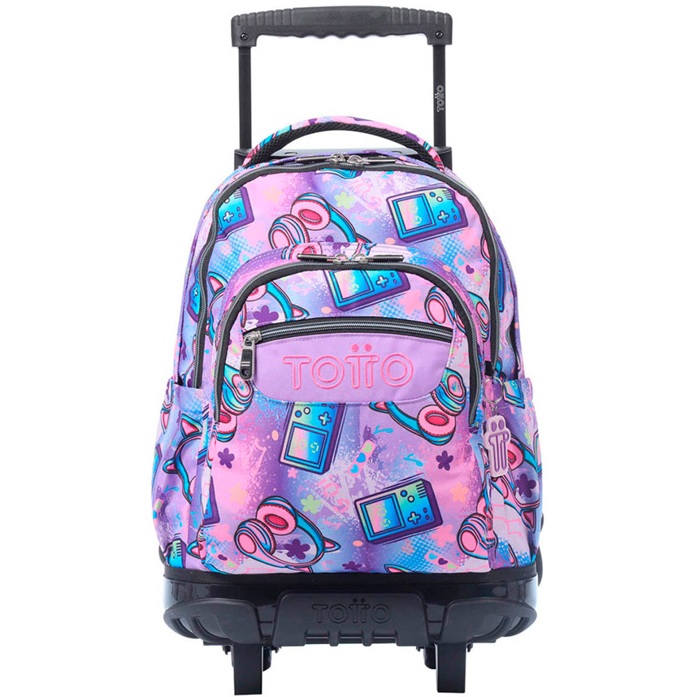 Mochila Escolar Totto Renglon 4Qh Con Rueda Morado | Lumen