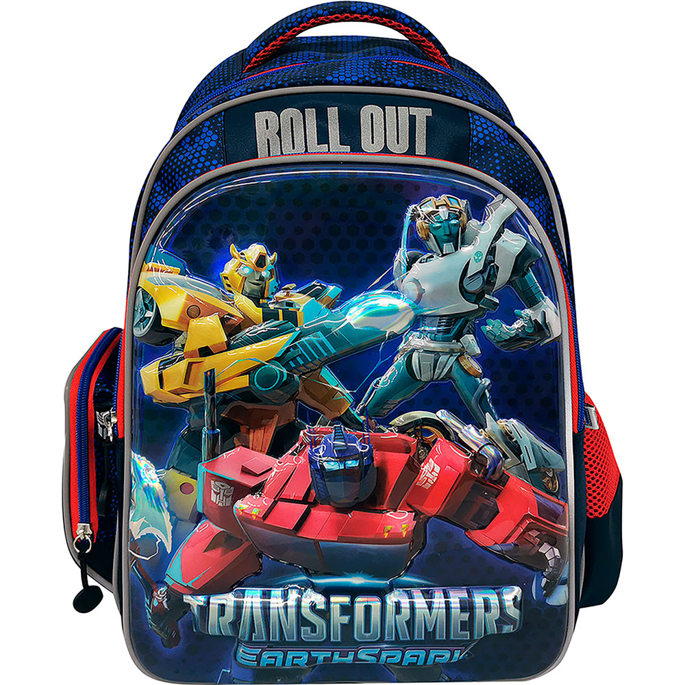 Mochila Escolar Transformers Earthspark Fotorama Azul | Lumen