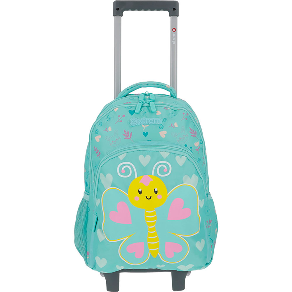 Mochila escolar Xtrem Lincoln con Ruedas Aqua Butterfl
