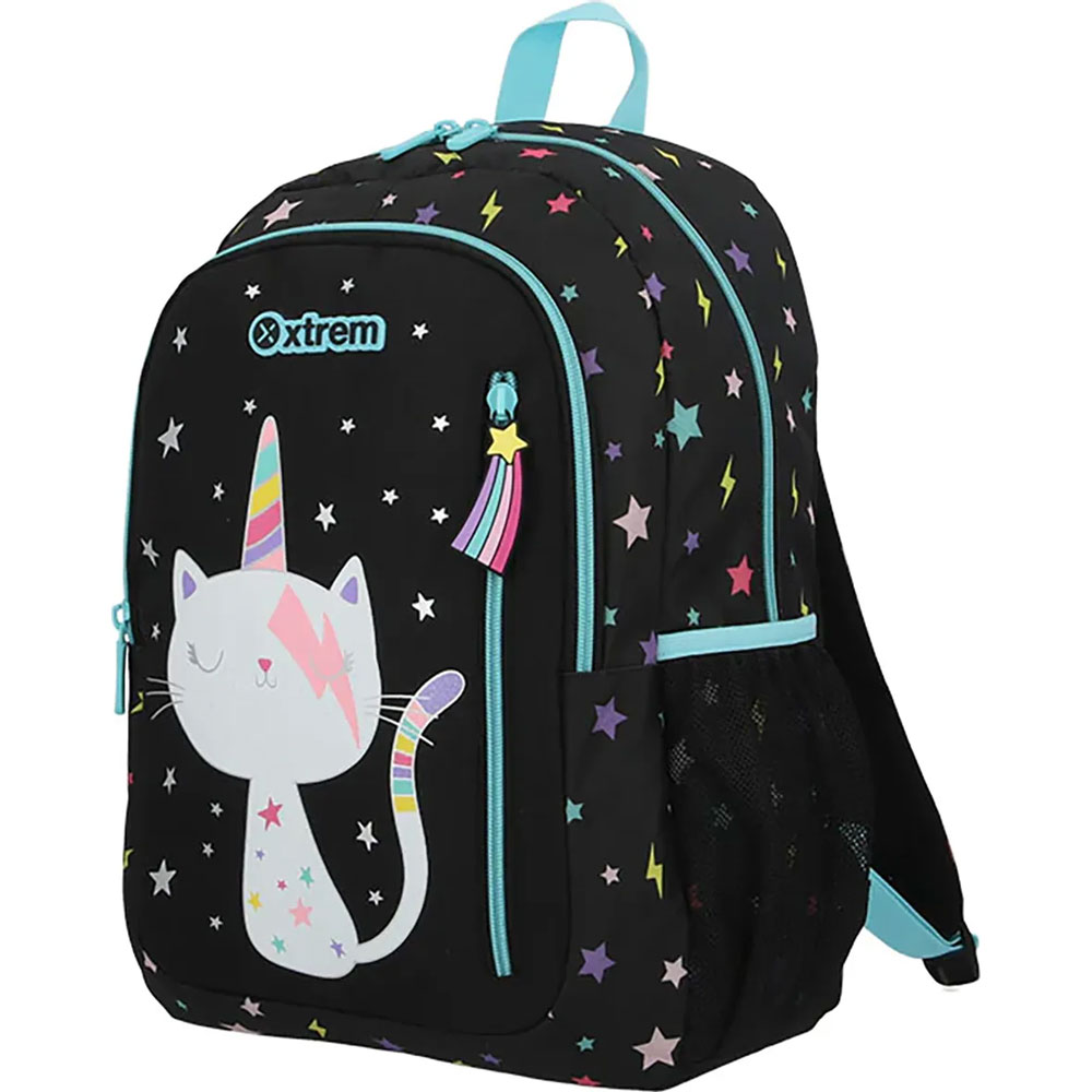 MOCHILA ESCOLAR XTREM LOGAN BLACK CAT