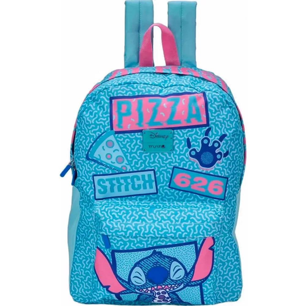 Mochila juvenil Ruz Truzt Stitch azul | Papelería Lumen