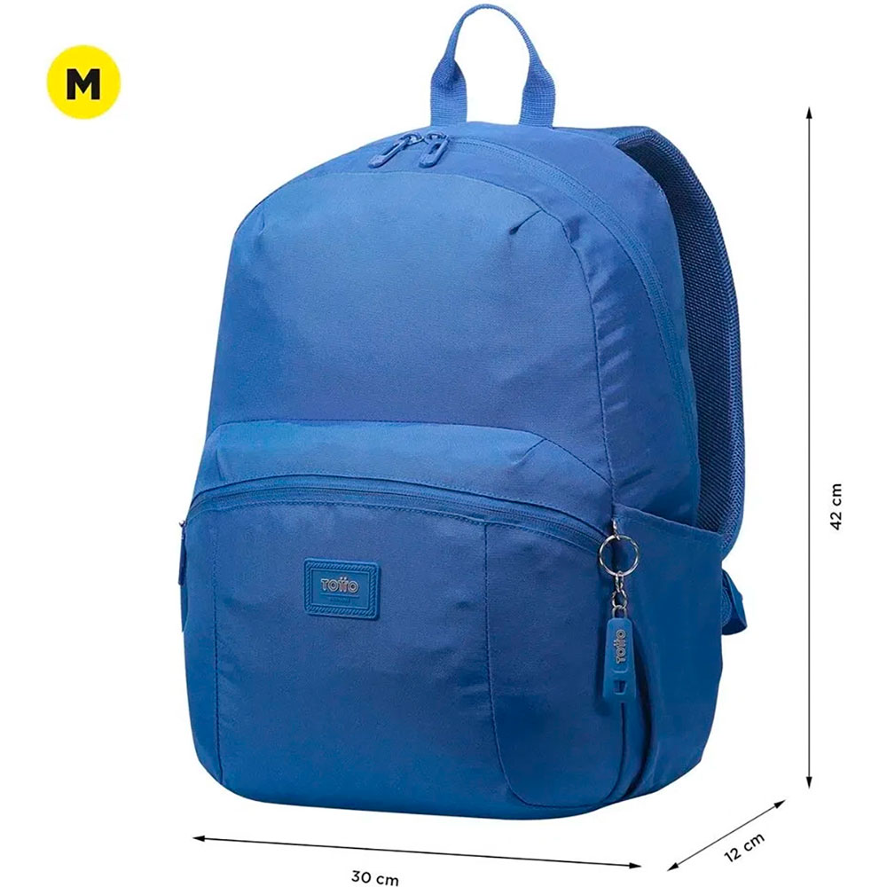 Mochila juvenil Totto Trik M Z1V Bp azul