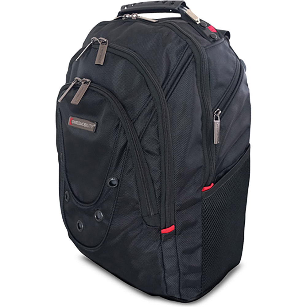 Mochila Swiss Mobility Beverin 17 Pulgadas color negro | Papelería Lumen