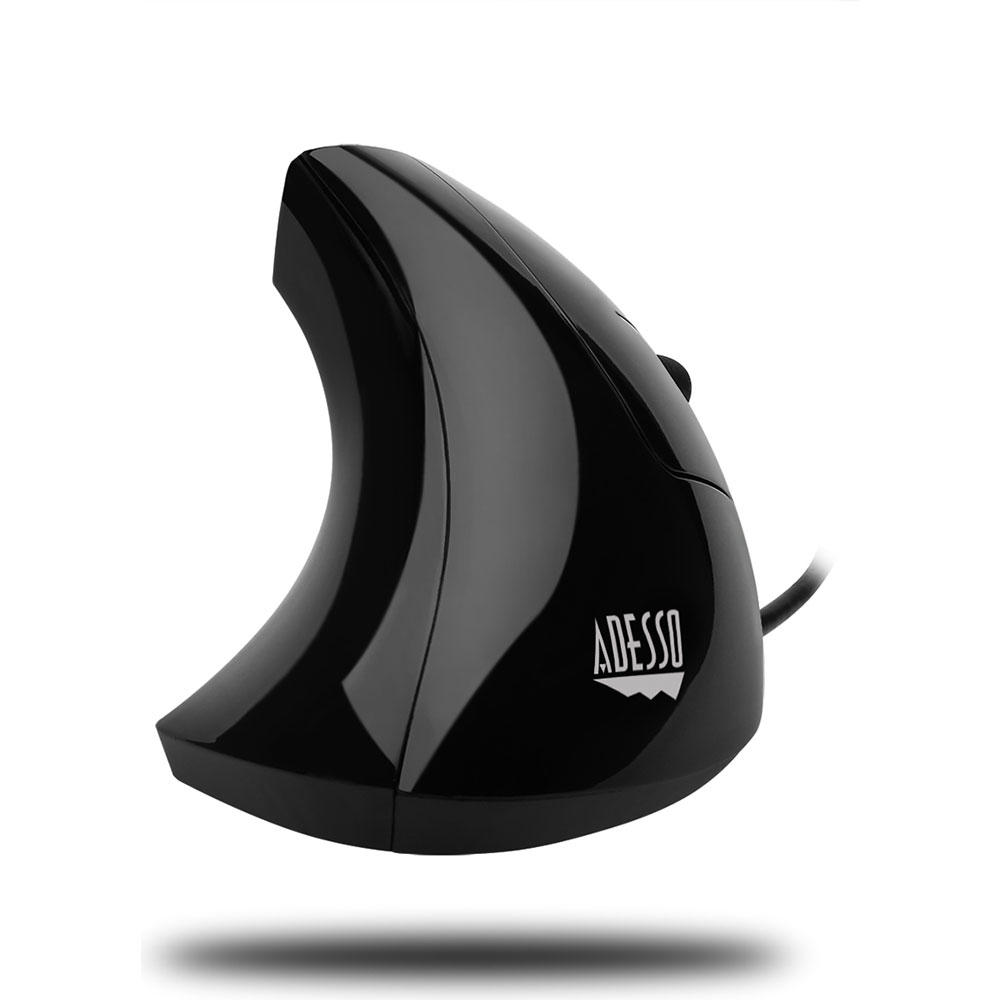 MOUSE ADESSO WIR VERTICAL ERGO OPT USB NEGRO | Papelería Lumen