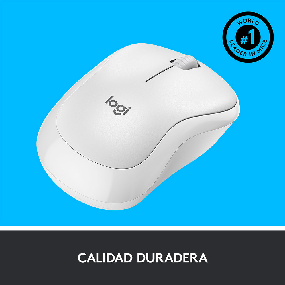 MOUSE LOGITECH M220 SILENT BLANCO | Papelería Lumen