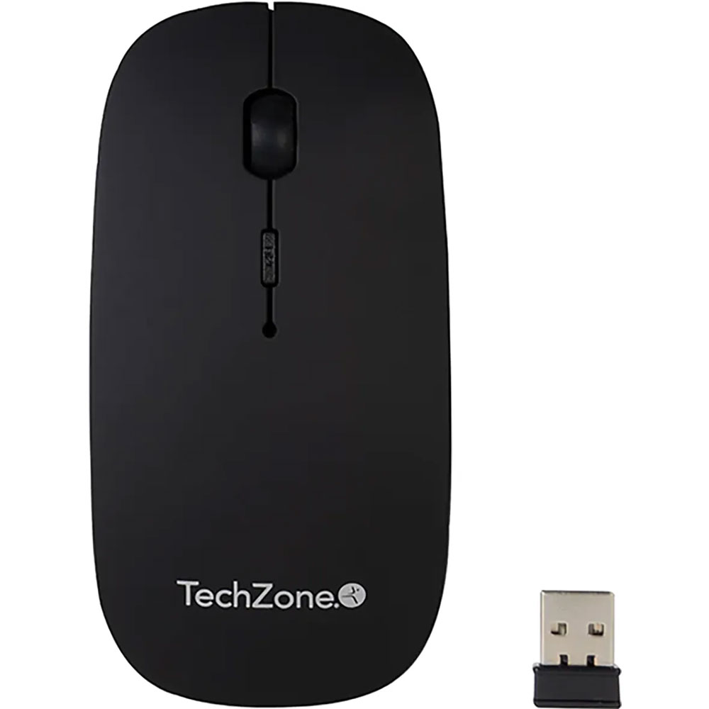 Mouse Techzone Tz18Mouinamp-Ng + Pad Negro | Lumen