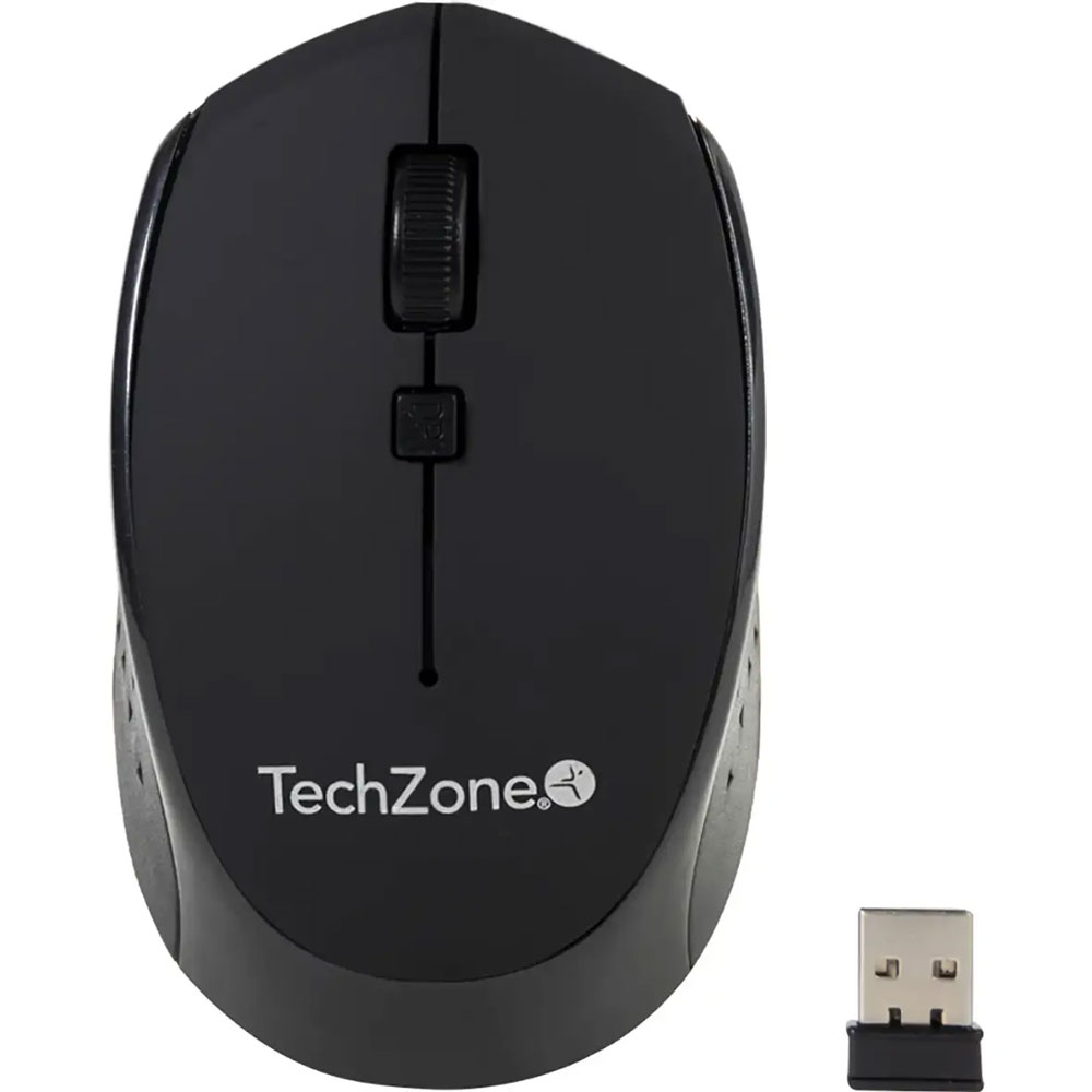 Mouse Techzone Tz19Mou01-Ina Star Inalambrico Negro | Papelería Lumen