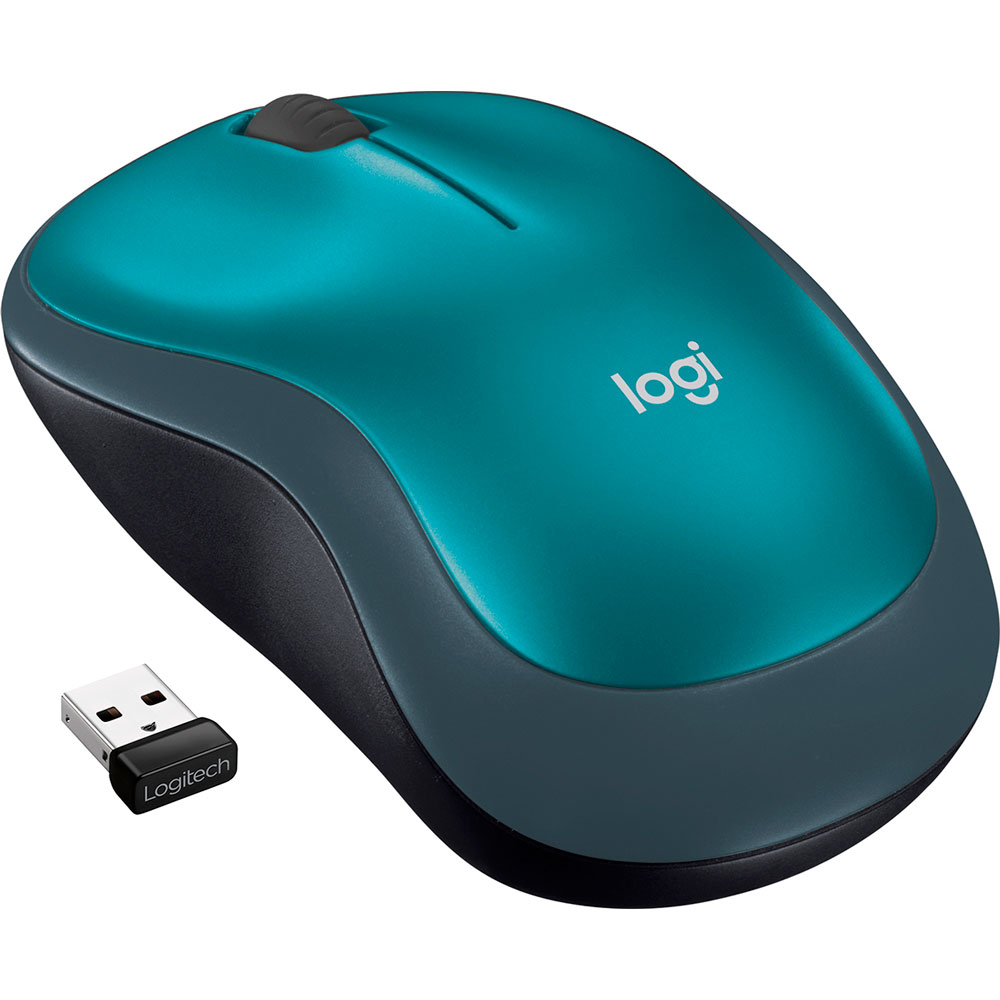 Mouse Wireless Logitech M185 Azul | Papelería Lumen