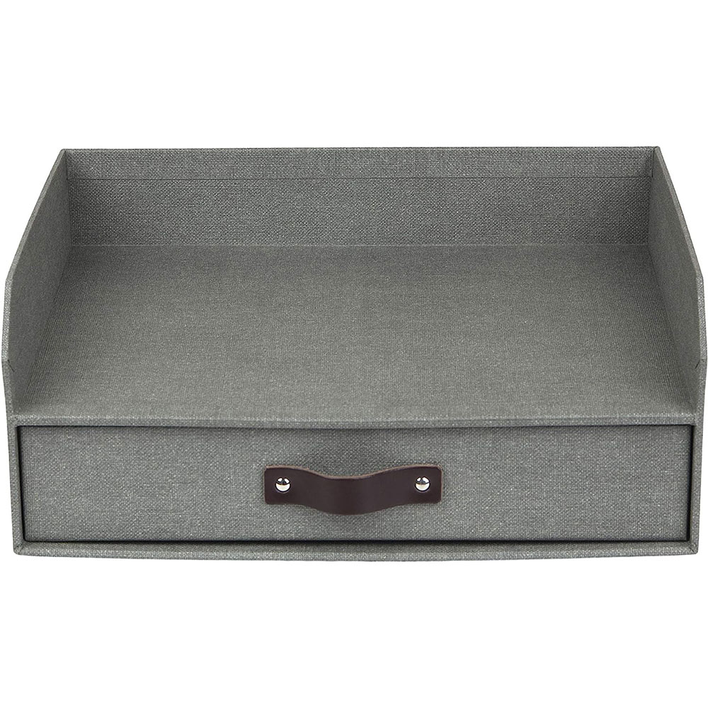 Organizador de Cartón Gris | Papelería Lumen