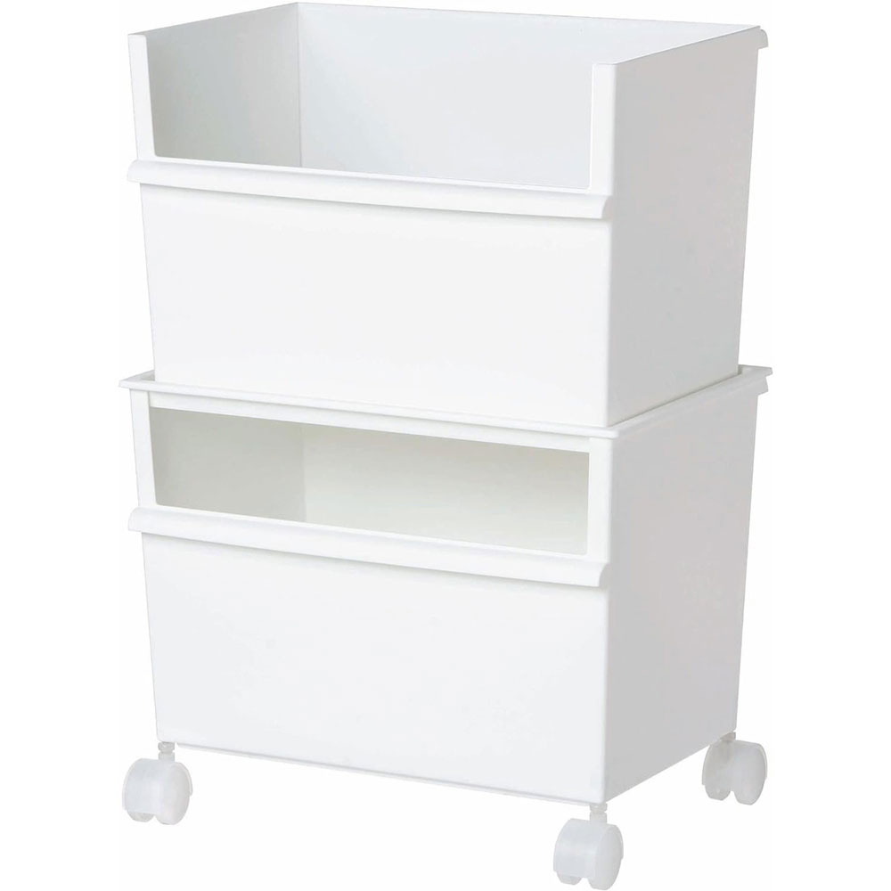 Organizador Multiusos Like It Just It con ruedas blanco 38.8x55.2x26 ...
