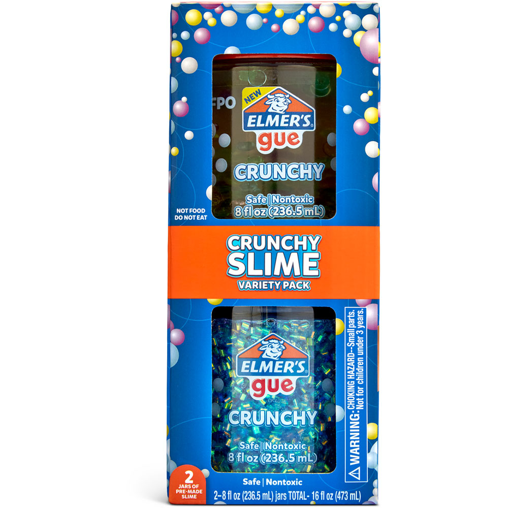 Caja con 2 Piezas de Slime Crunchy de 236 ml | Papelería Lumen