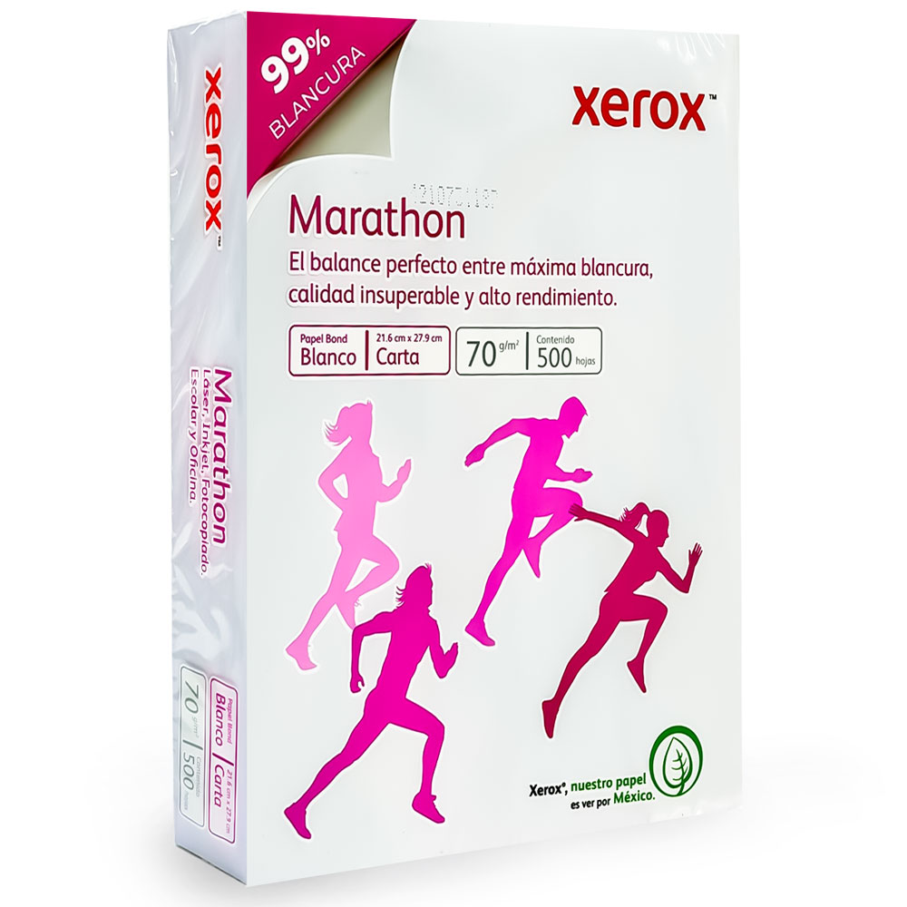 Papel Bond Blanco Cortado Xerox Marathon Tamaño Carta 70G | Lumen