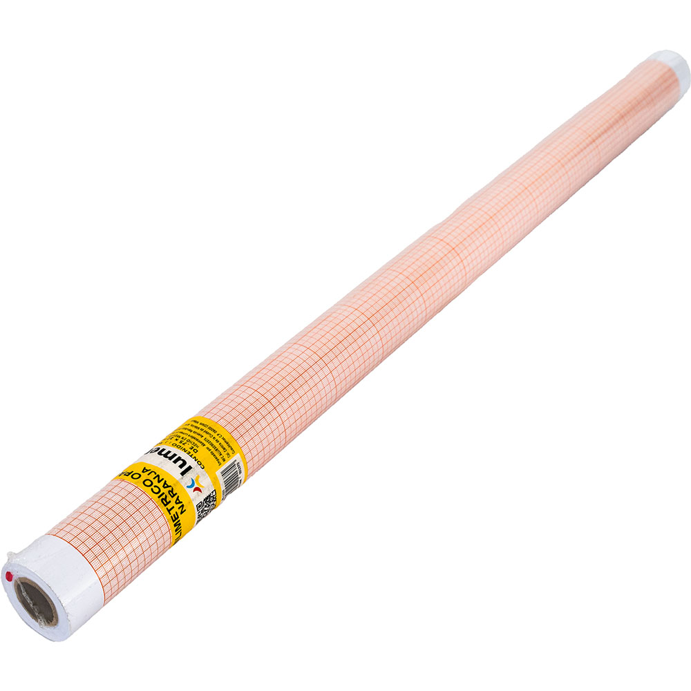 Papel milimetrico Lumen Opaco Naranja .75x10M 85G