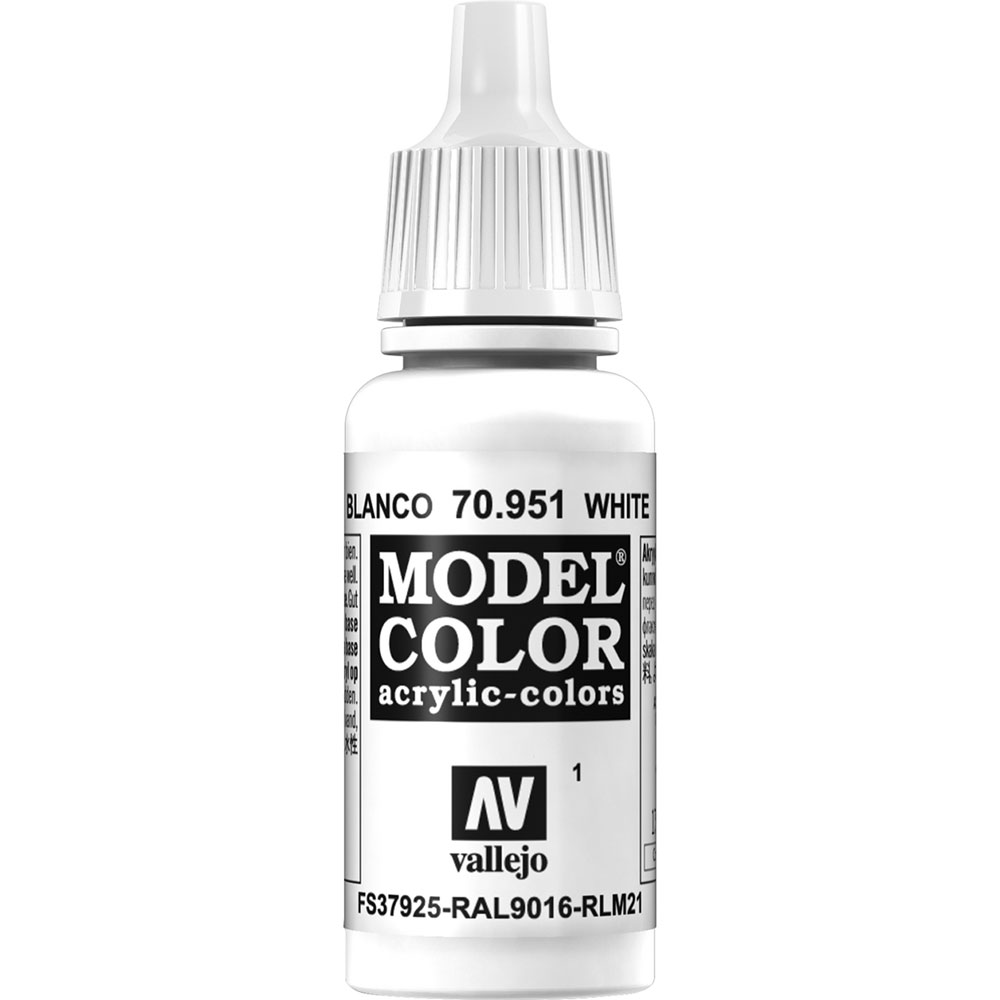 Pintura Acrílica Color Blanco Vallejo Model 17 ML | Lumen