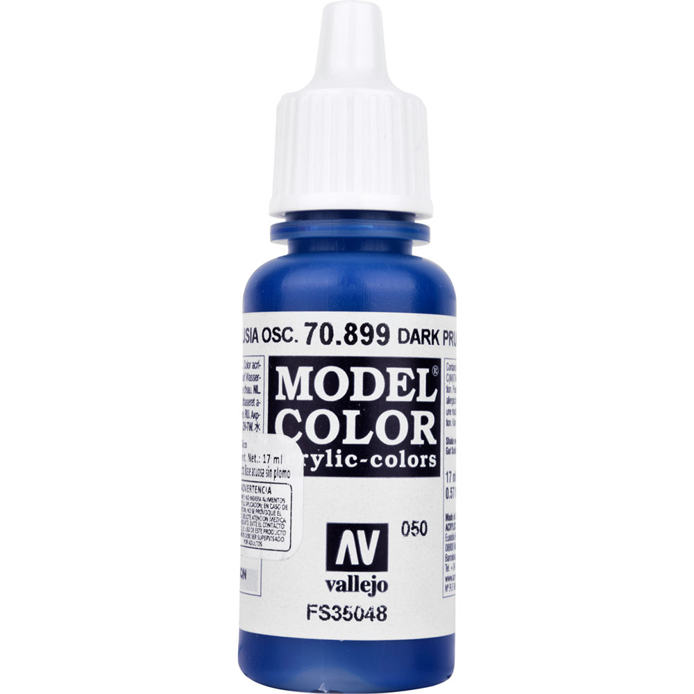 Pintura Acrílica Color Azul Prusia Oscuro Vallejo Model 17 ML | Lumen