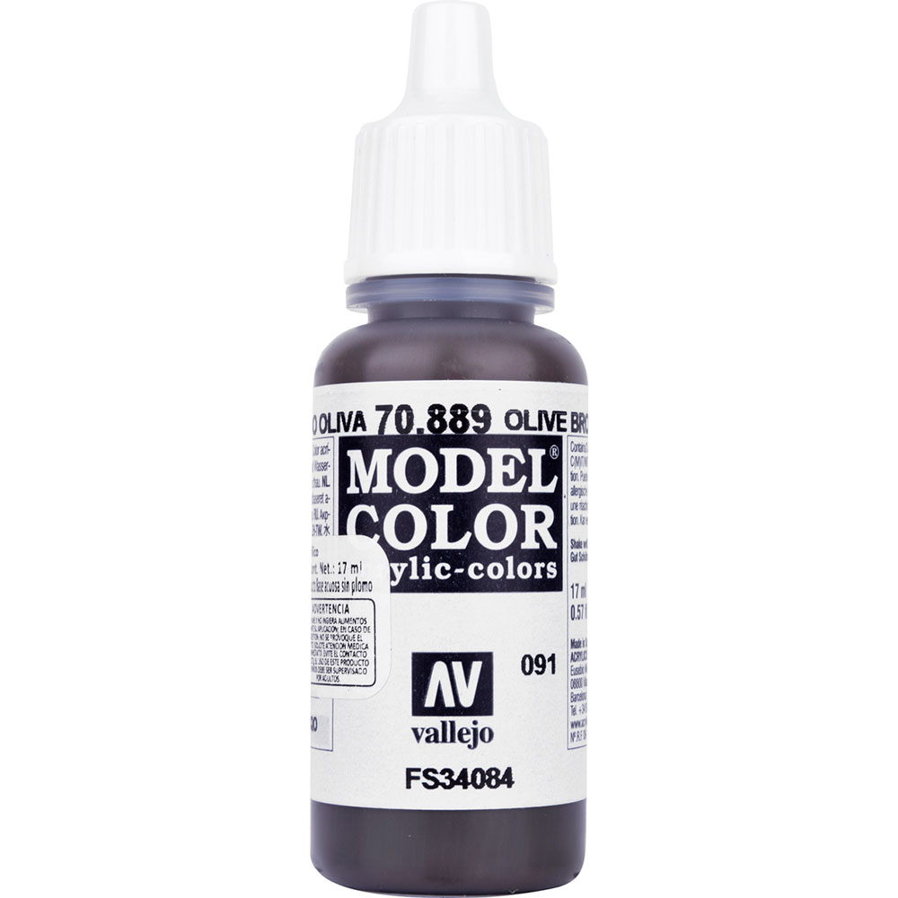 Pintura Acrílica Vallejo Model Color Pardo Oliva 17ml | Lumen