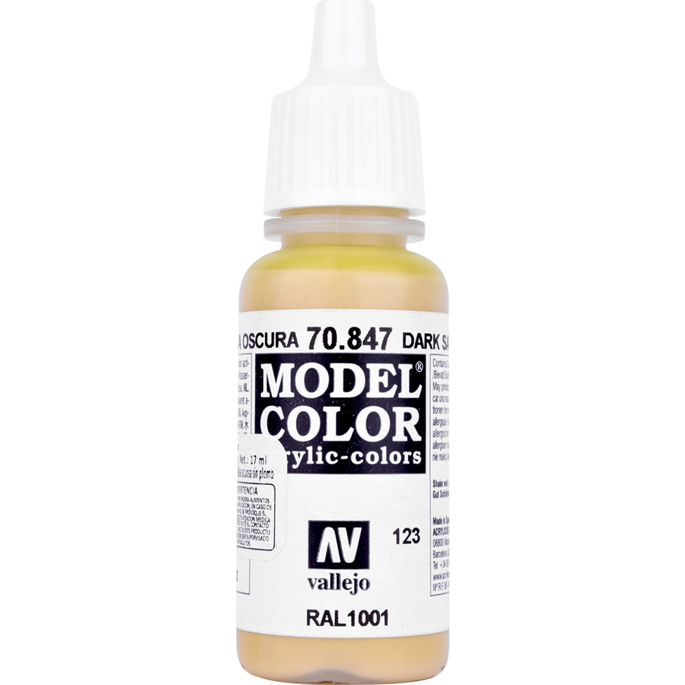 Pintura Acrílica Color Arena Oscura Vallejo Model 17 ML | Lumen