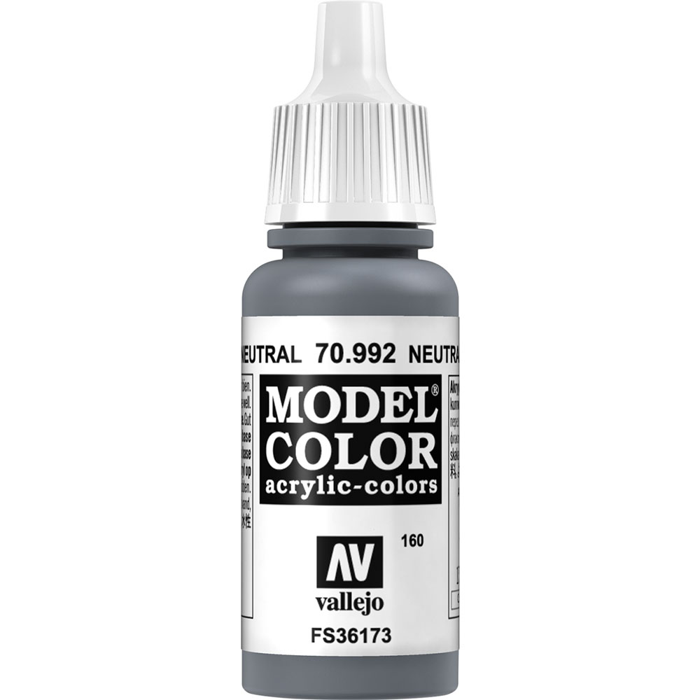 Pintura Acrílica Color Gris Neutral Vallejo Model 17 ML | Lumen
