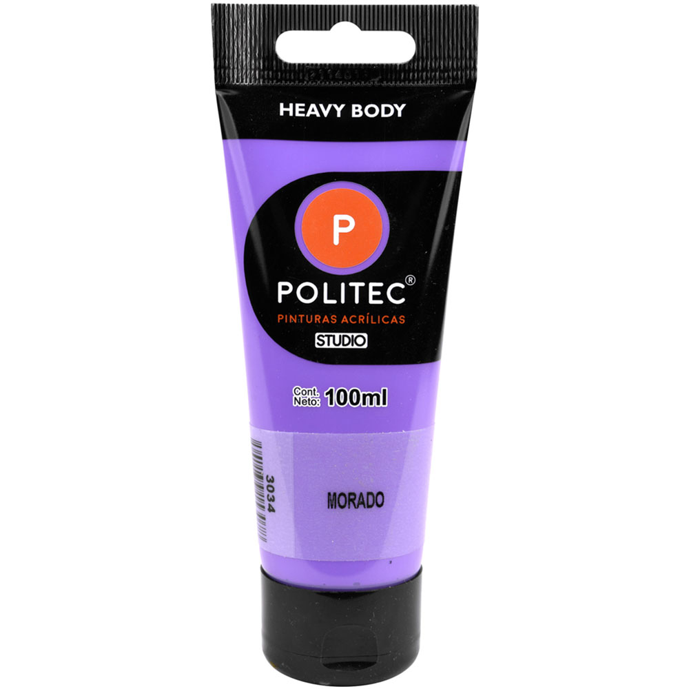 Pintura Acrilica Politec L-3000 100Ml Morado 3034 | Lumen
