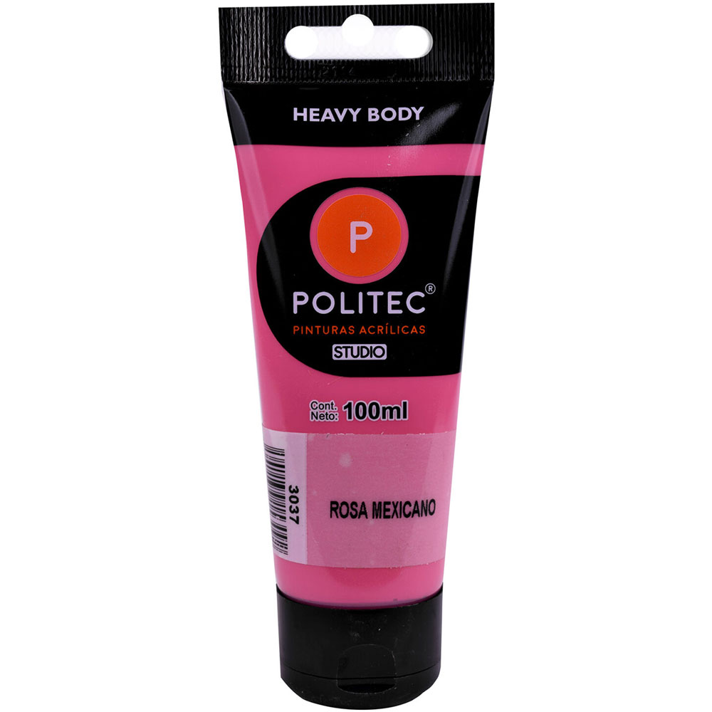 Pintura Acrilica Politec L-3000 100Ml Rosa Mexicano 3037 | Lumen