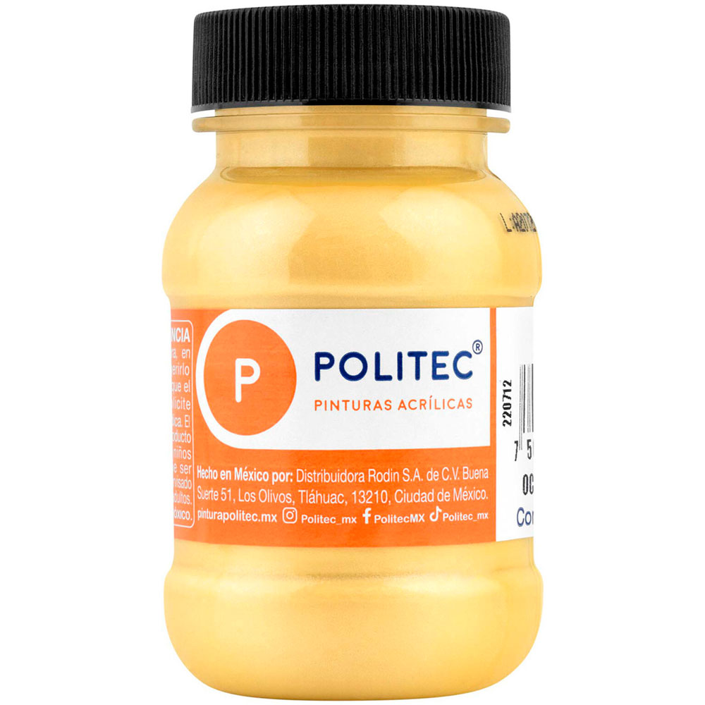 Pintura Acrílica Ocre Metálico L/500 100 ML | Papelería Lumen