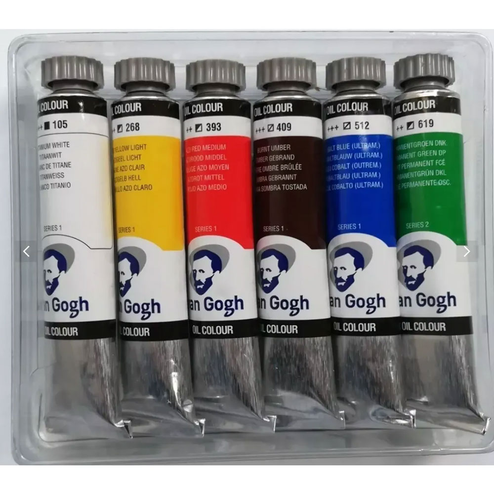 PINTURA ÓLEO TALENS VAN GOGH TUBO 20ML CON 6
