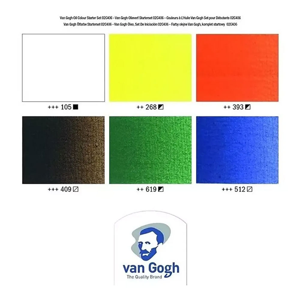 PINTURA ÓLEO TALENS VAN GOGH TUBO 20ML CON 6