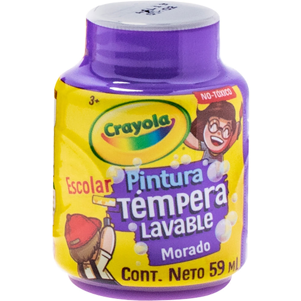 Pintura Témpera Crayola Morado | Papelería Lumen