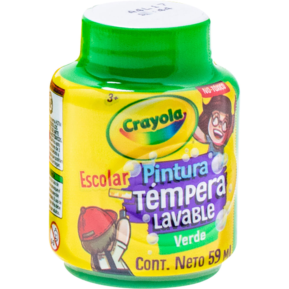 Pintura Témpera Crayola Verde | Papelería Lumen