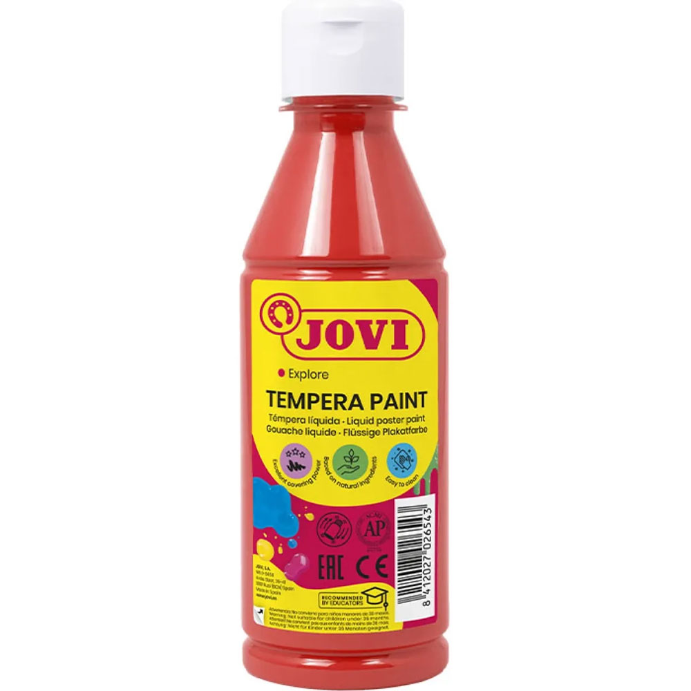 Pintura Témpera Jovi Bermellón | Papelería Lumen
