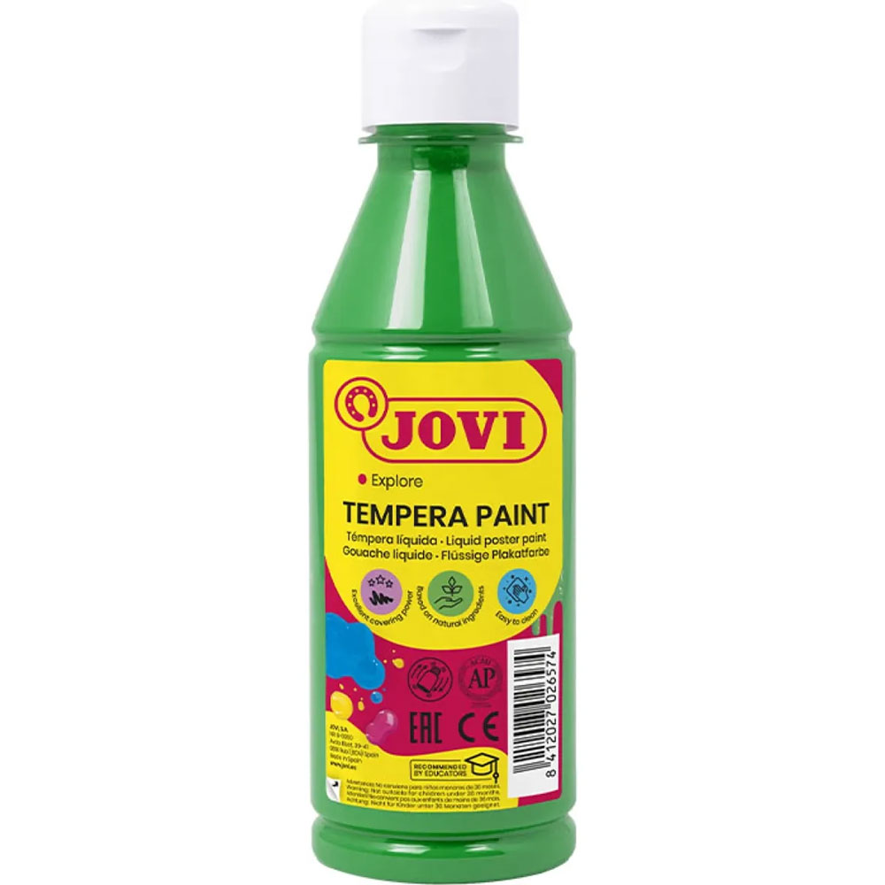 Pintura Témpera Jovi Verde | Papelería Lumen