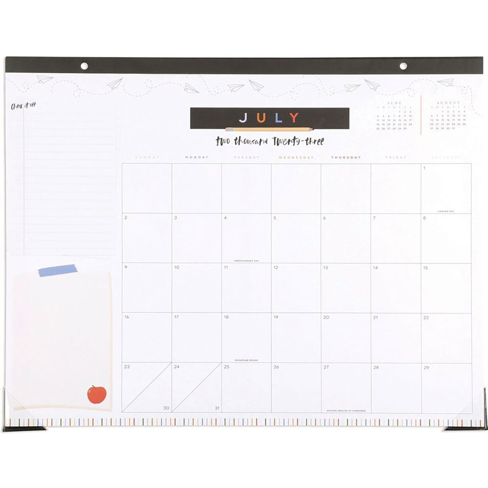 Planeador de oficina The Happy Planner Teacher Notes 12 meses ...