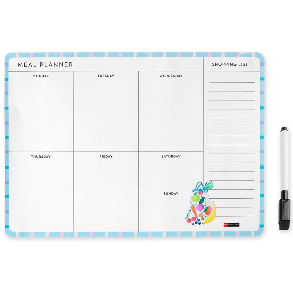 Planeador Mqr Happy Fruits Semanal Comida