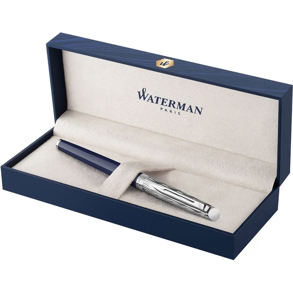 Pluma fuente fina Waterman Hemisphere 22 Se Dlx blue negro