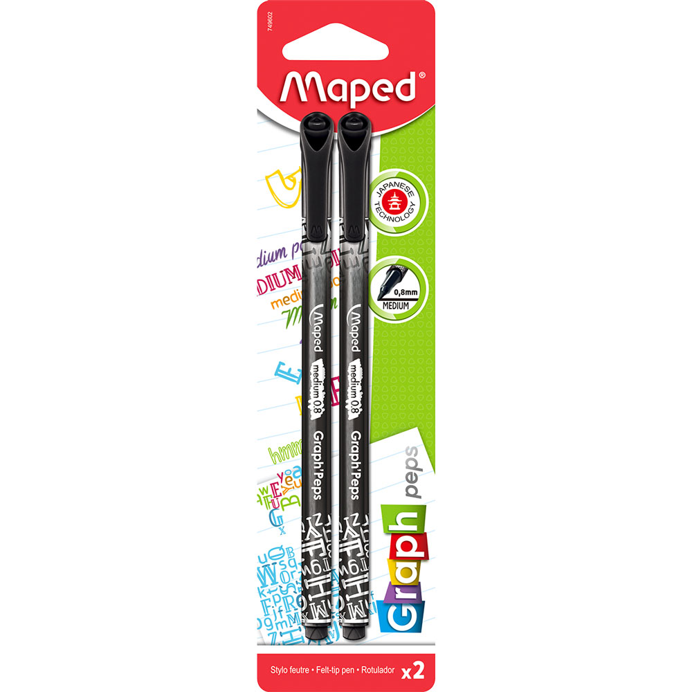 Plumil Escritura Maped 749602 Graphpeps Med Blister Con 2 | Lumen