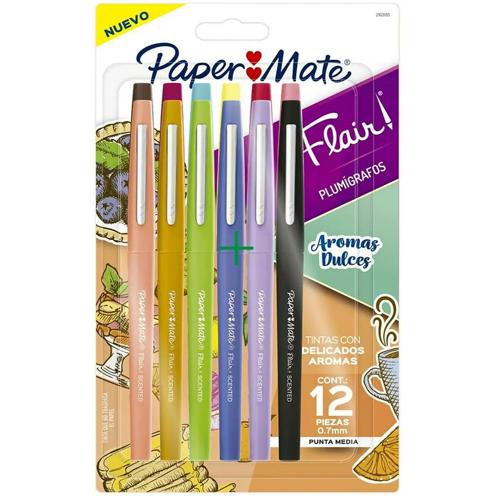 Plumigrafos Paper Mate C/12 Surtidos | Papelería Lumen