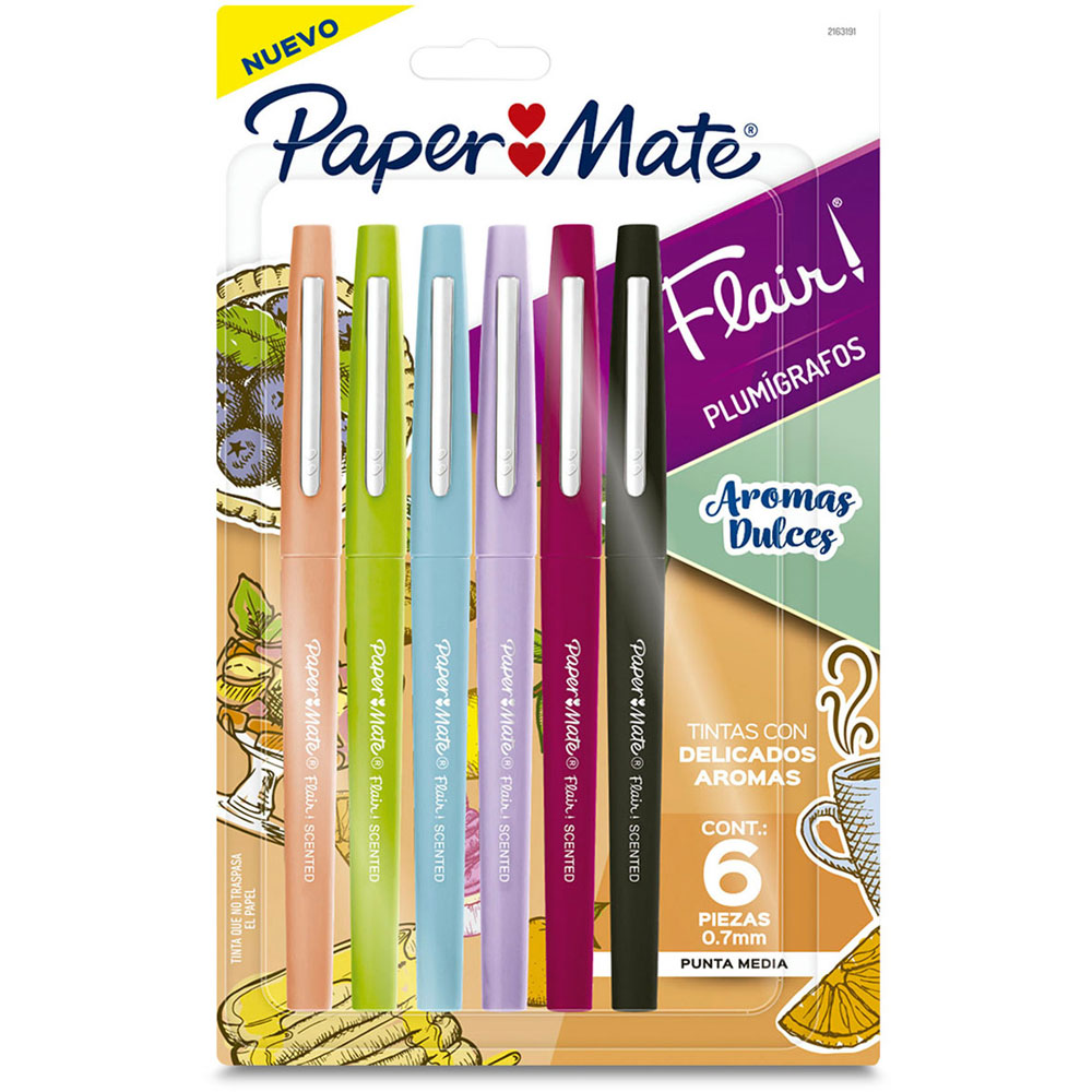 Plumigrafos Paper Mate C/6 Surtidos | Papelería Lumen